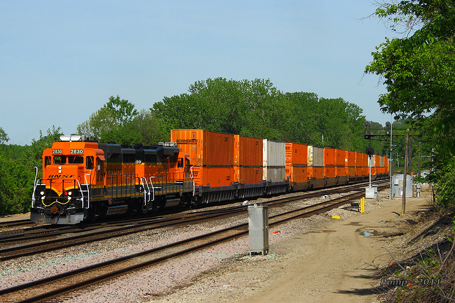 Westbound BNSF Yard Job Train